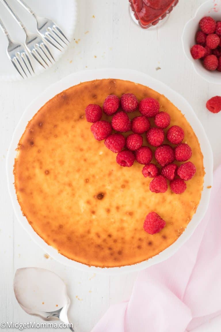 The Best Homemade New York Style Cheesecake Recipe • MidgetMomma