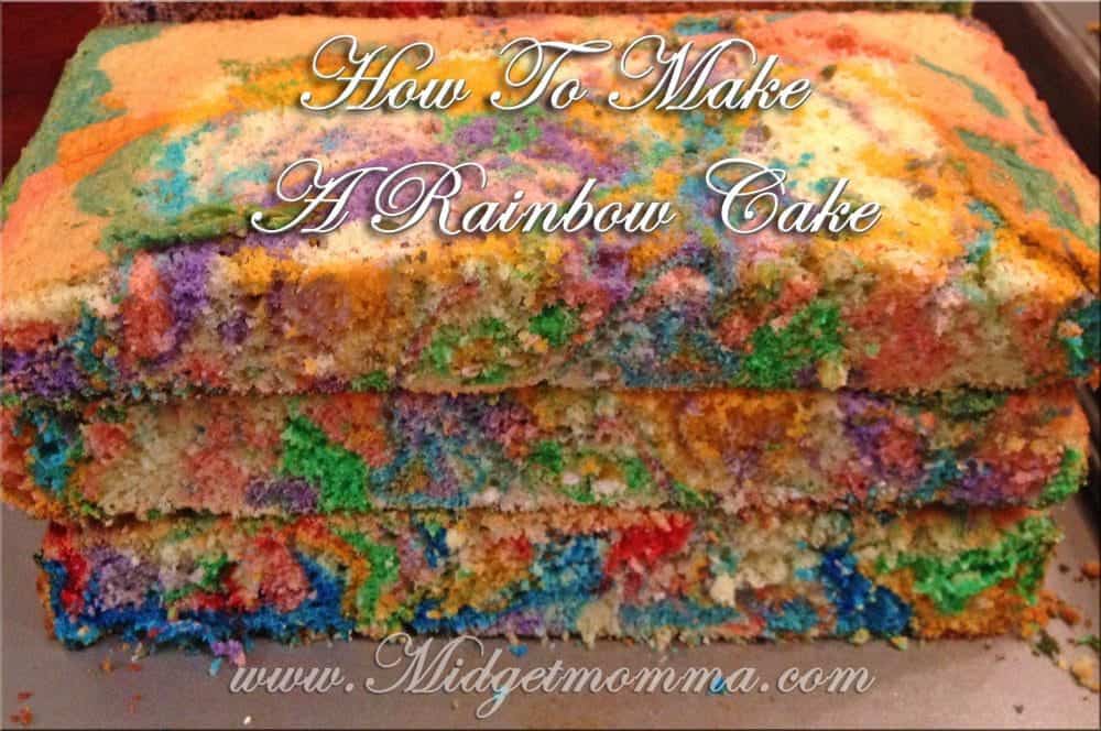 Homemade Rainbow Cake Recipe - Vanilla Rainbow Cake