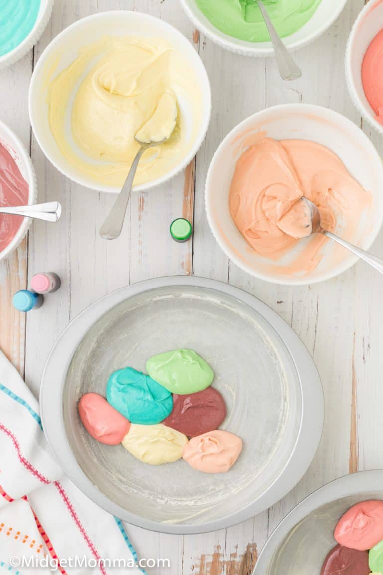 Homemade Rainbow Cake Recipe - Vanilla Rainbow Cake