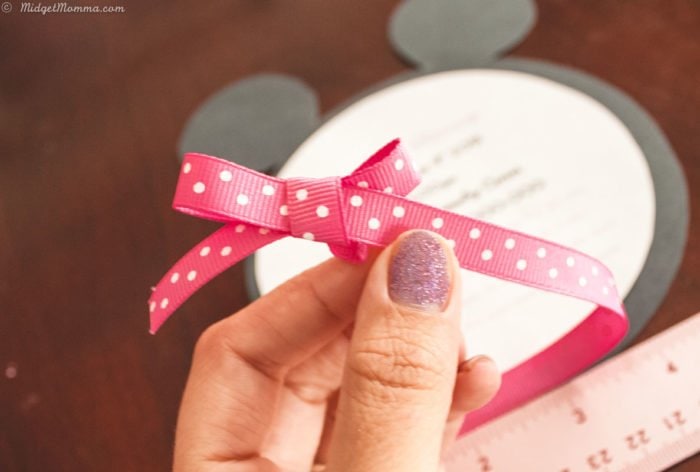Do It Yourself Minnie Mouse Invitations