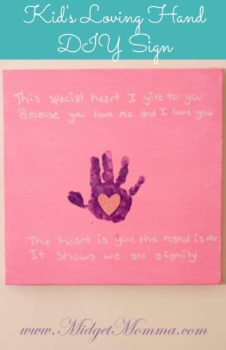 DIY Kids Loving Hand Sign