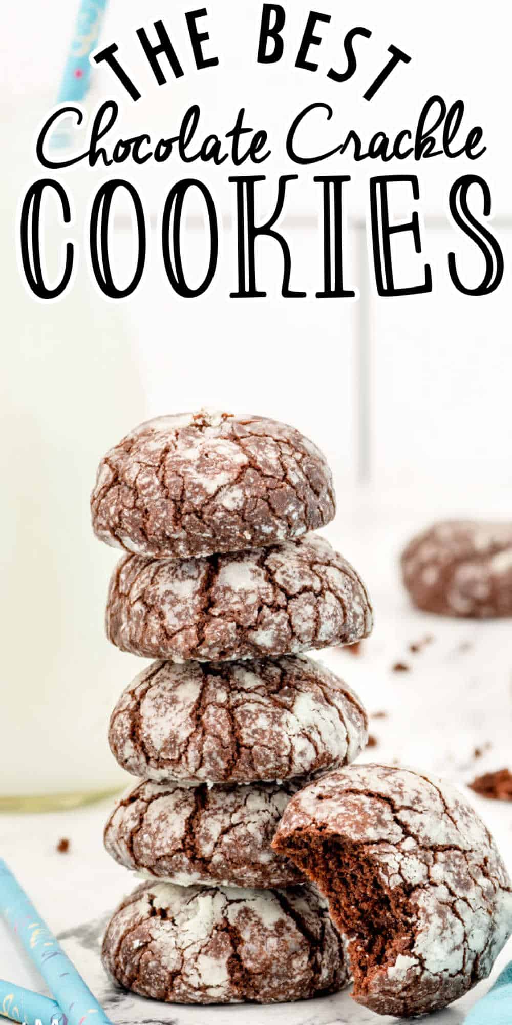 Chocolate Crinkle Cookies Recipe (Chocolate Crackle Cookies)