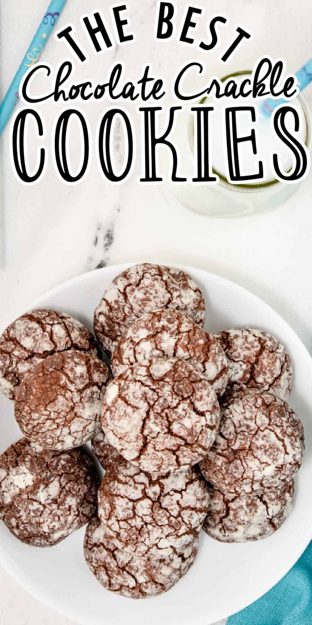 Chocolate Crinkle Cookies Recipe (Chocolate Crackle Cookies)