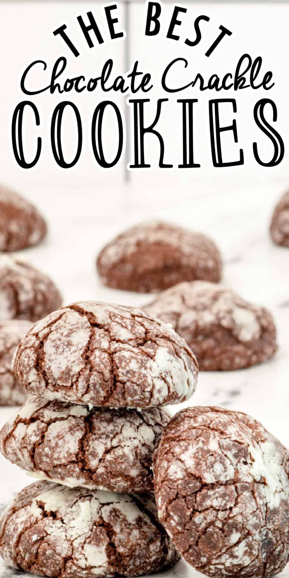 Chocolate Crinkle Cookies Recipe (Chocolate Crackle Cookies)