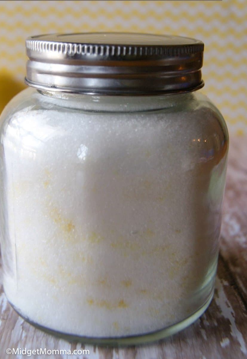 Lemon Flavored Sugar - How to Make Lemon Sugar
