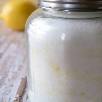 Lemon Flavored Sugar - How to Make Lemon Sugar