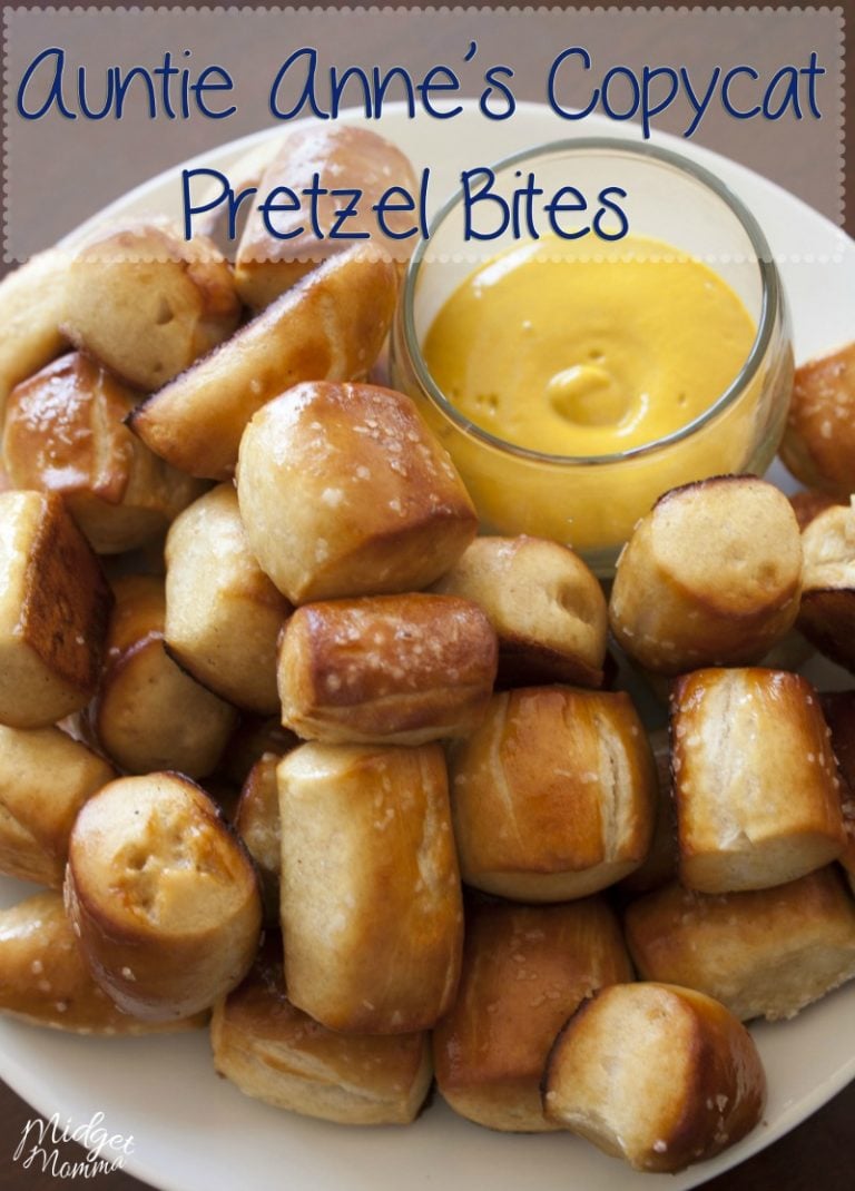 Homemade Pretzel Recipe - Soft Pretzel Bites Auntie Anne's Copy Cat