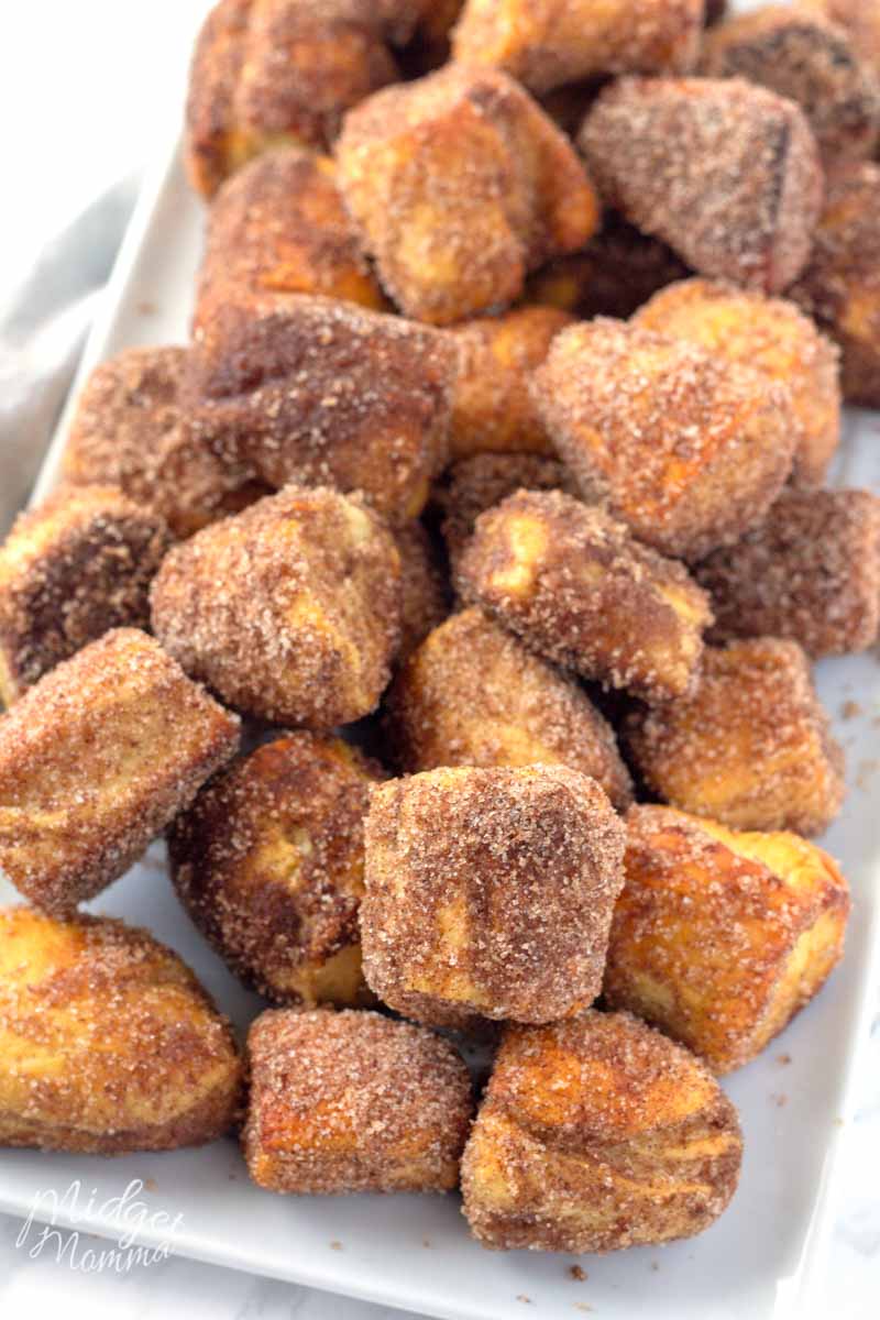 Auntie Anne's CopyCat Cinnamon Sugar Pretzel Bites • MidgetMomma