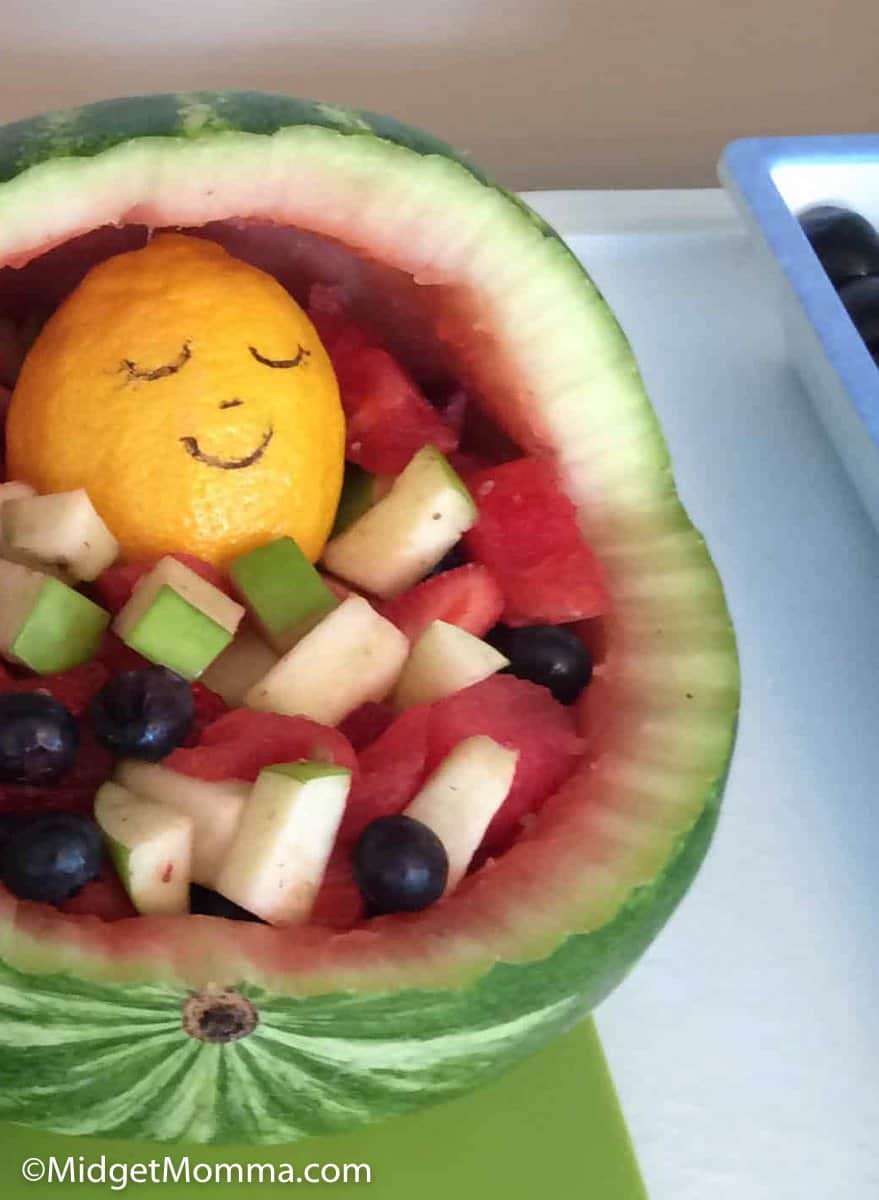 Watermelon Baby Carriage Fruit Salad