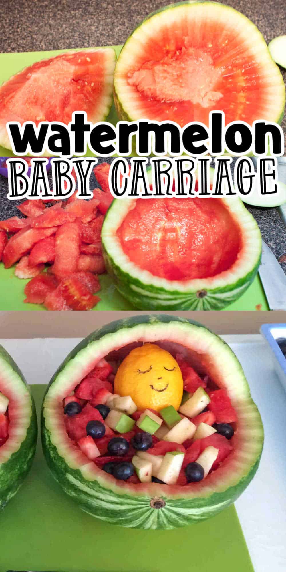 How to Make a Baby Bassinet Fruit Salad - Fields Compost