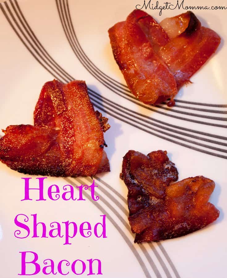 Heart Shaped Bacon | Valentine's Day Menu Ideas