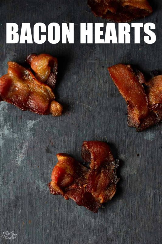 Heart Shaped Bacon | Valentine's Day Menu Ideas