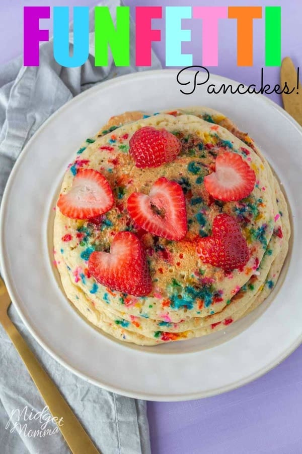 Funfetti Birthday Cake Pancakes Recipe • MidgetMomma
