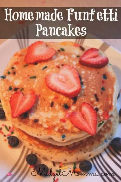 Funfetti Birthday Cake Pancakes Recipe • MidgetMomma