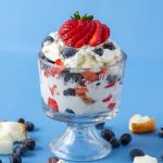 Strawberry Blueberry Trifle Desseert Recipe • MidgetMomma.com