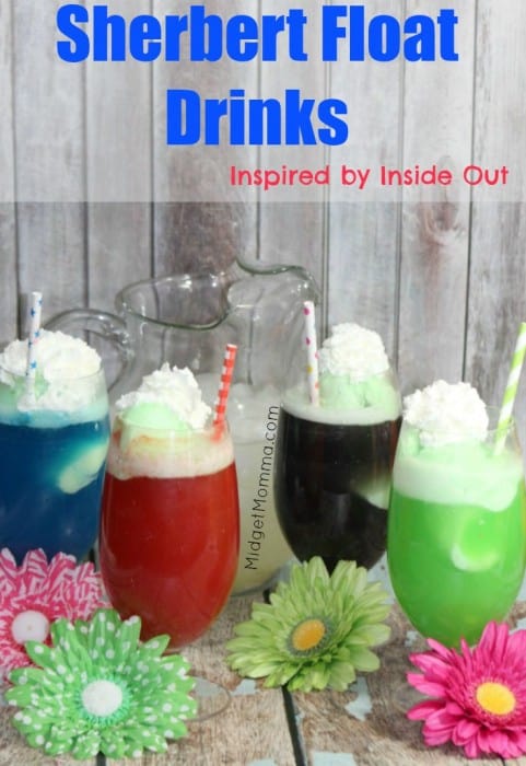 Sherbert Float Inside Out Drinks Disney's Inside Out Party Drinks