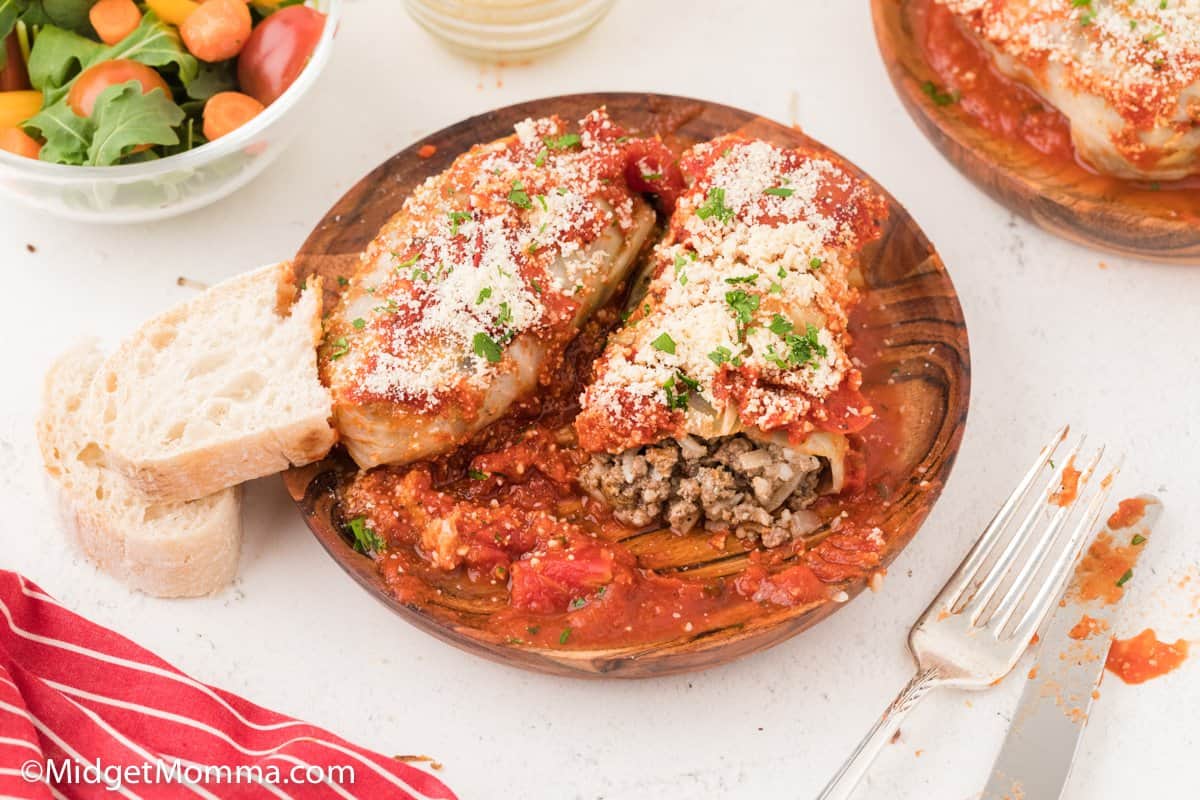 Baked Stuffed Cabbage Rolls (Perfect for Freezer Meal Cooking)