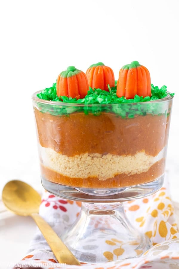 Pumpkin Patch Dirt Cups Pudding Parfaits MidgetMomma