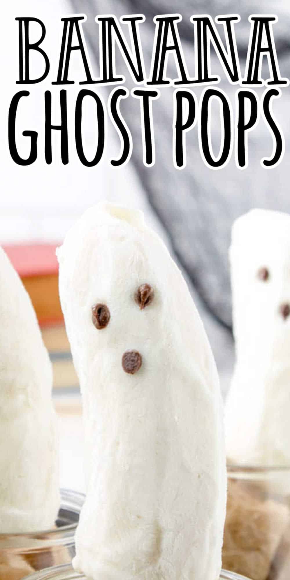 Yogurt Banana Ghost Pops Healthy Halloween Snack