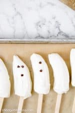 Yogurt Banana Ghost Pops Healthy Halloween Snack