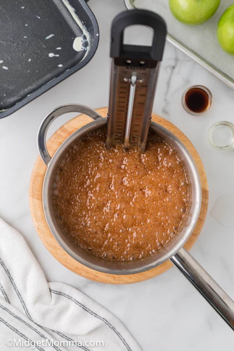 Caramel Turtle Apple with homemade caramel