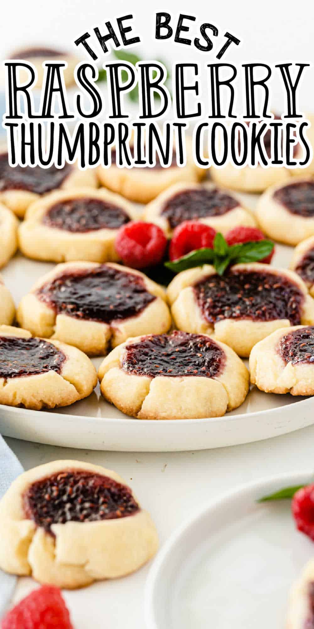 Raspberry Thumbprint Cookies homemade christmas cookie