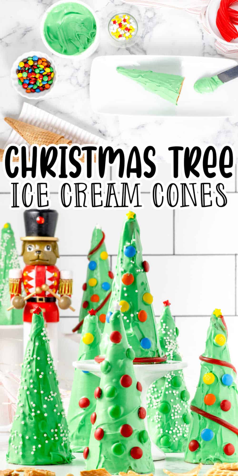 Ice Cream Cone Christmas Trees