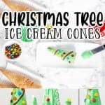Ice Cream Cone Christmas Trees