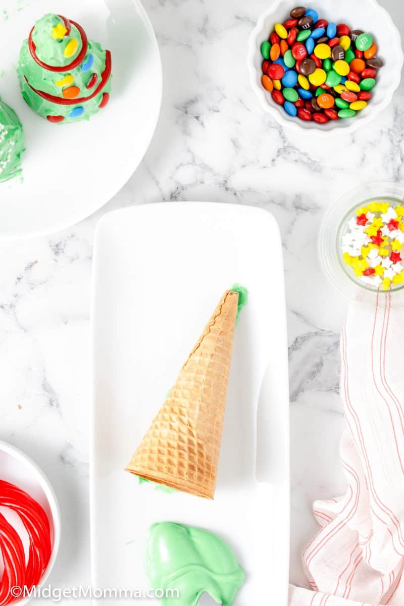 Ice Cream Cone Christmas Trees