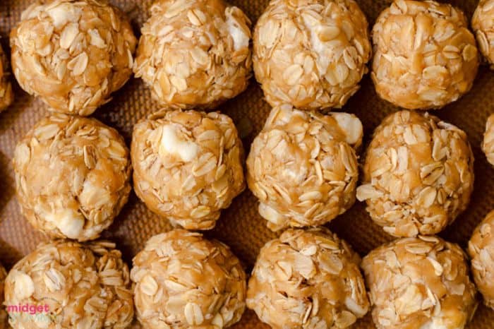 Snowman Poop Christmas cookies (No Bake Cookies) • MidgetMomma