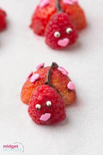 Fruit Love Bugs - Healthy Valentine's Day Treat • MidgetMomma
