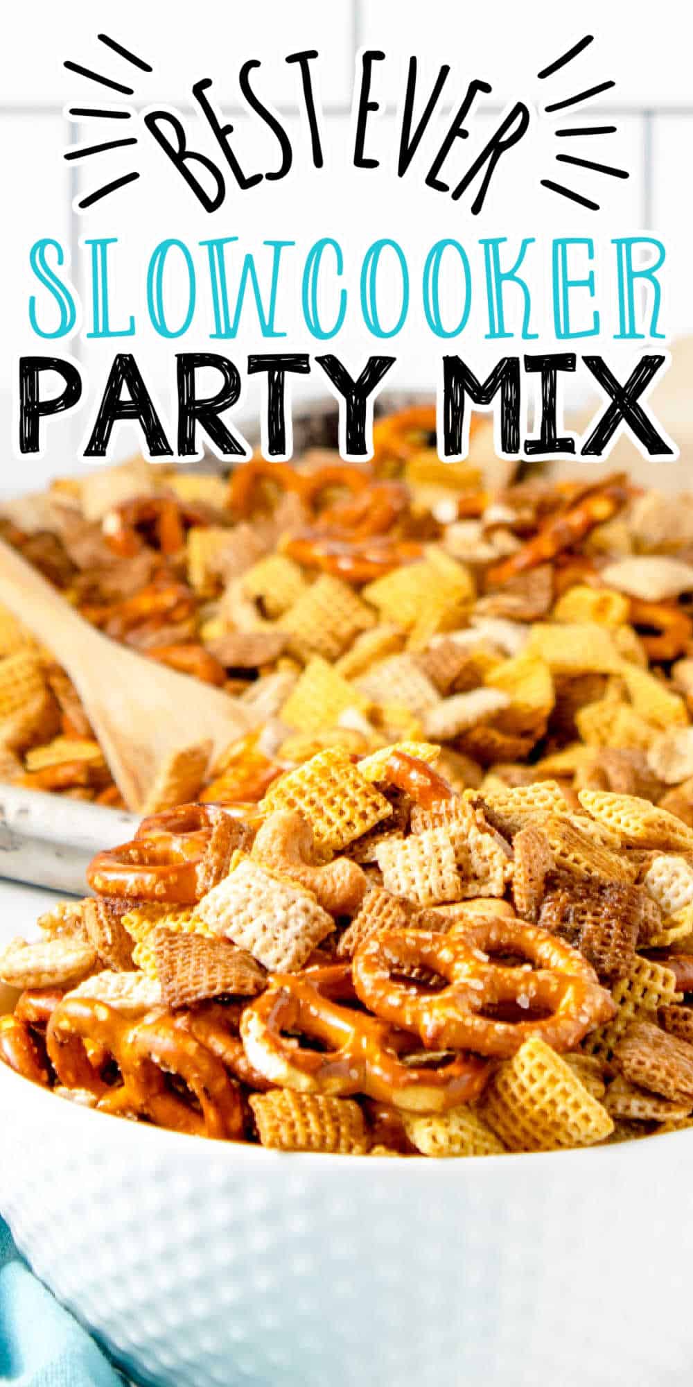 Slow Cooker Chex Snack Mix Recipe • MidgetMomma