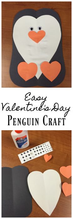 Easy Valentine's Day Penguin Craft • MidgetMomma Easy Valentine's Day Penguin Craft • MidgetMomma
