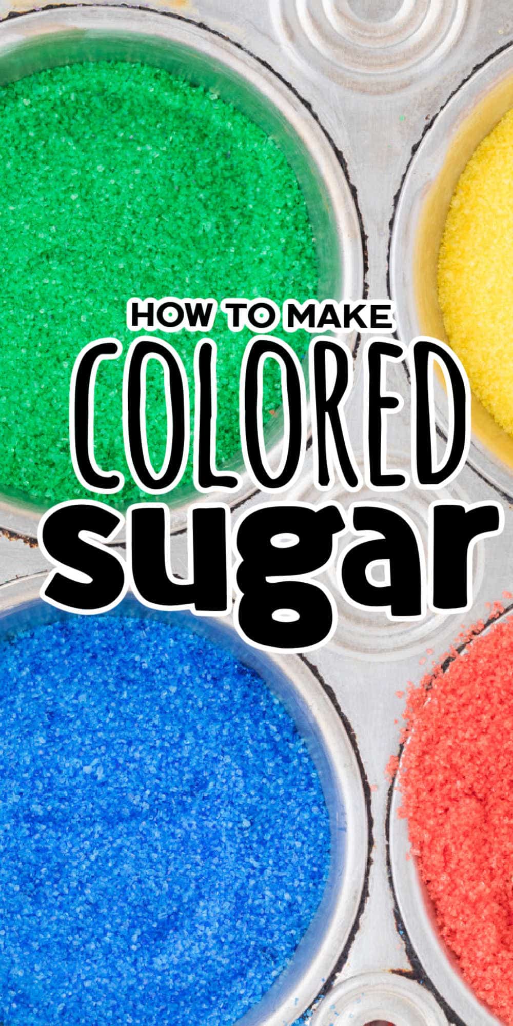 How to Make Colored Sugar (Step by Step Directions)