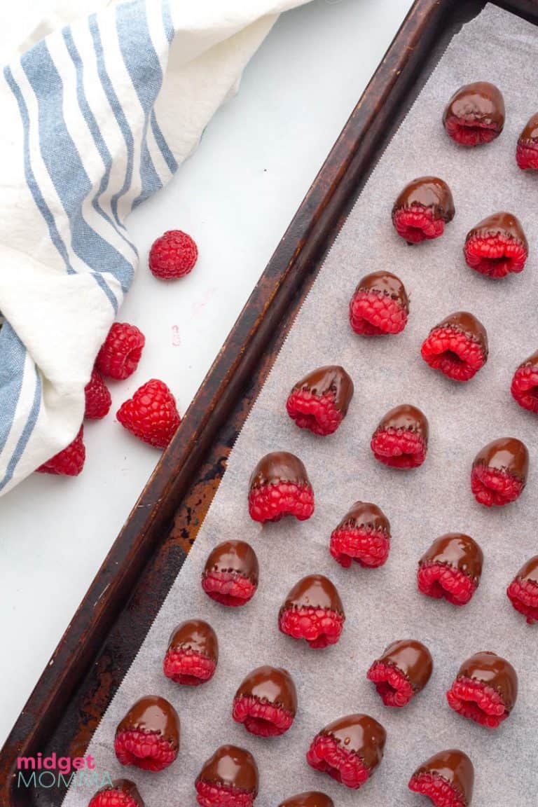 Chocolate Covered Raspberries • MidgetMomma