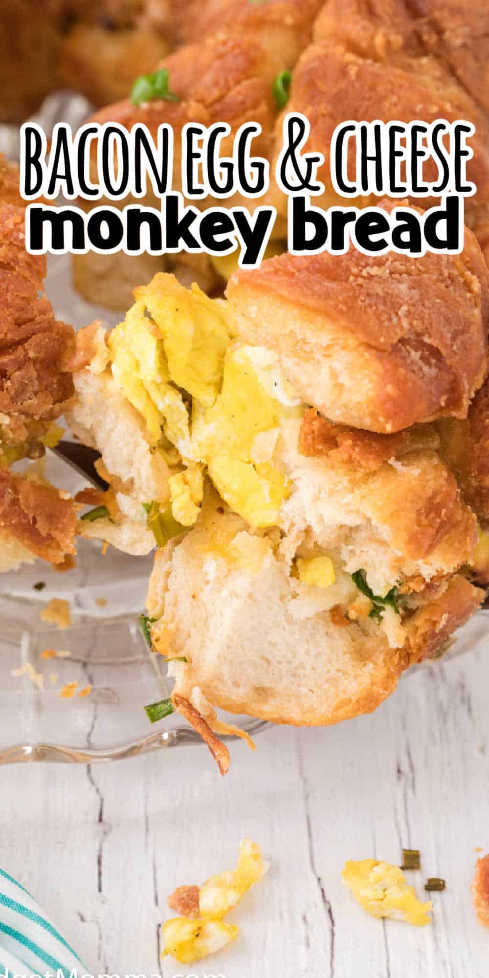 Bacon Egg Cheese Monkey Bread Recipe (Breakfast Monkey Bread)