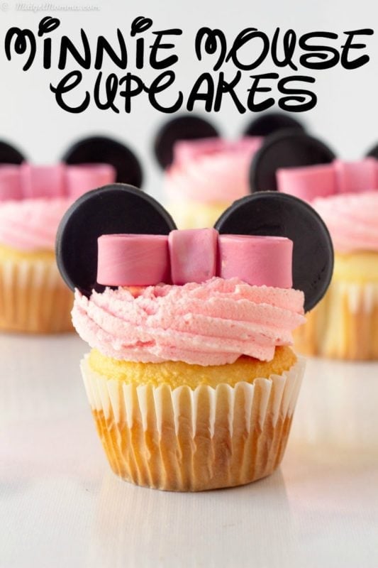 Minnie Mouse Cupcakes • MidgetMomma