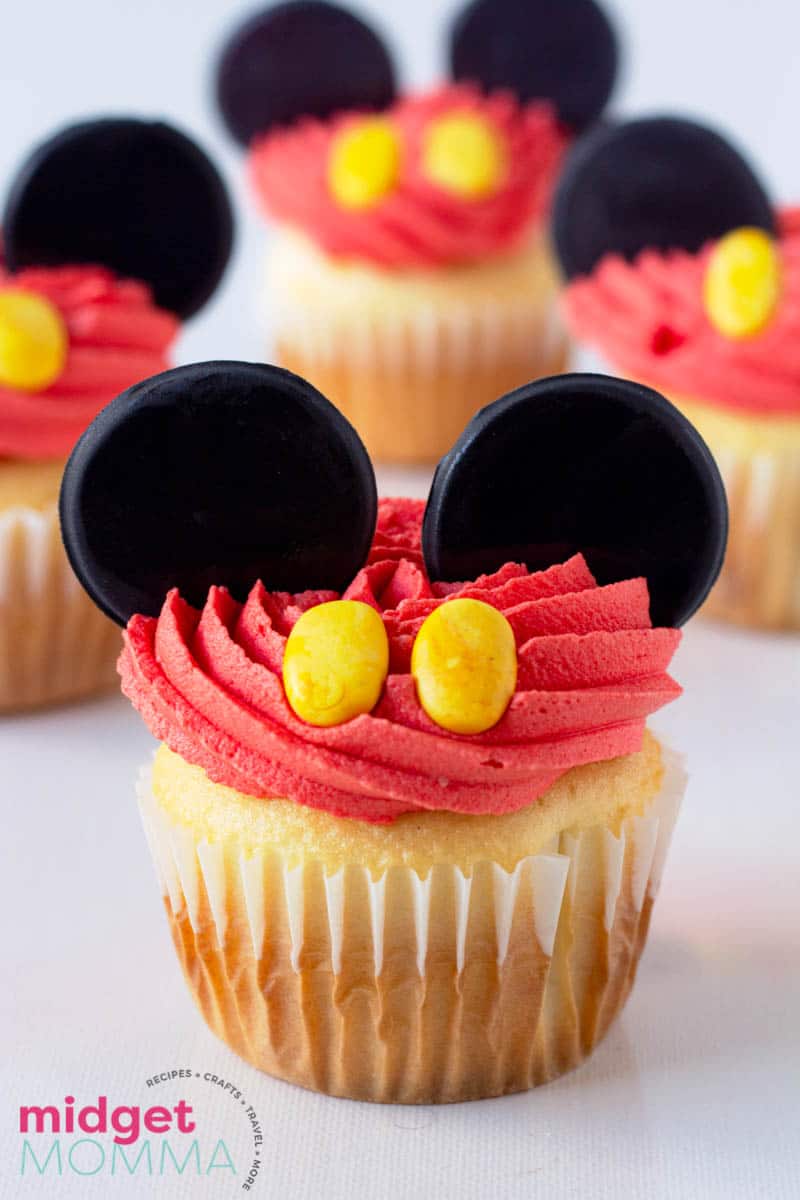 Easy Mickey Mouse Cupcakes • MidgetMomma