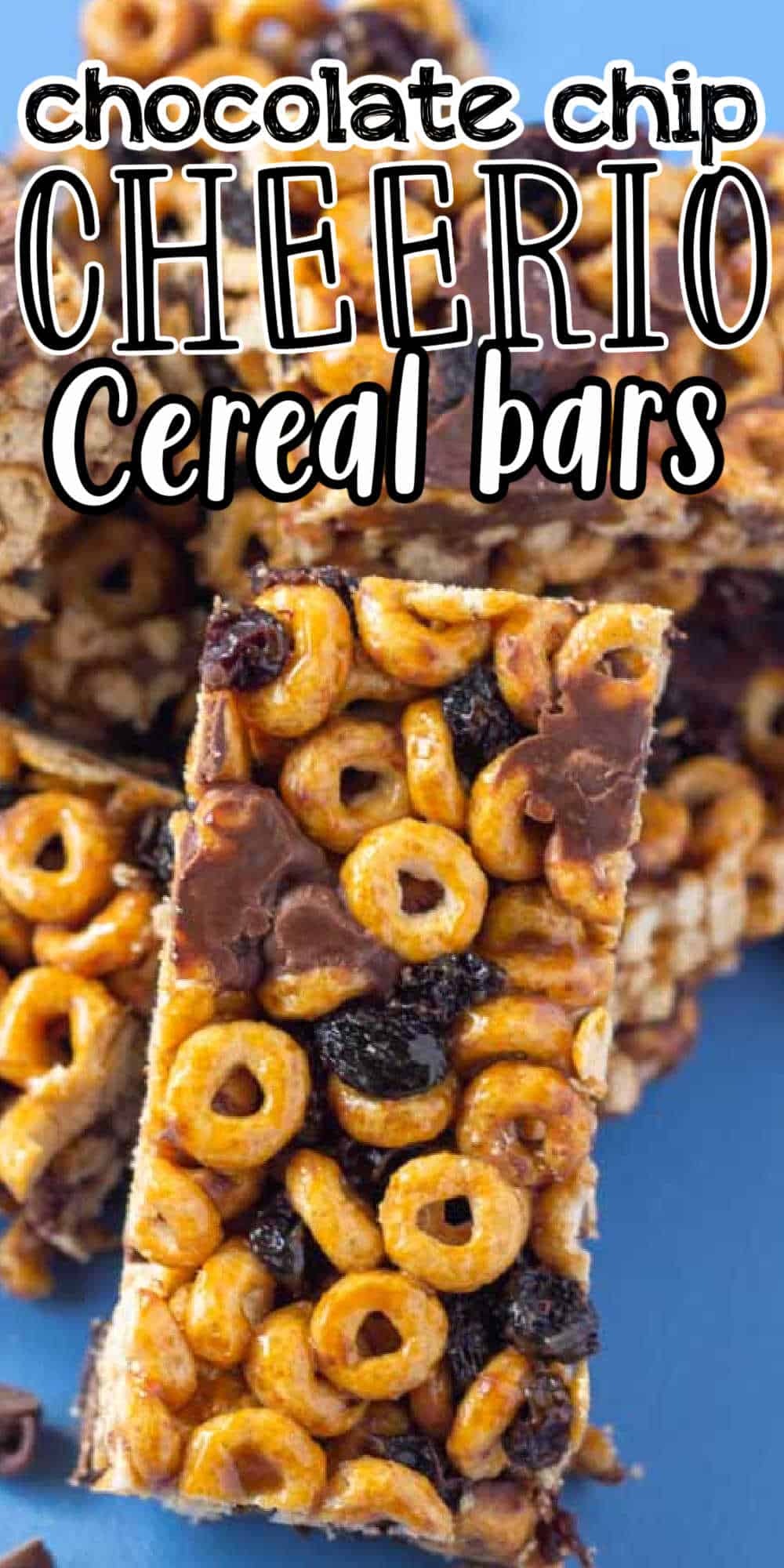 Chocolate Chip Cheerio Cereal Bars • MidgetMomma