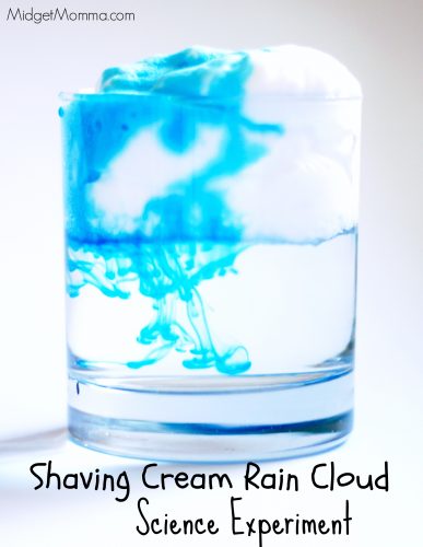 Shaving Cream Rain Cloud Science Experiment (With Printable!)