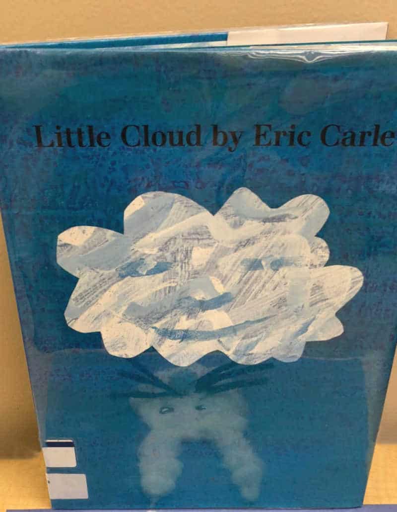 Little Cloud book by Eric Carle Rain Cloud Craft • MidgetMomma