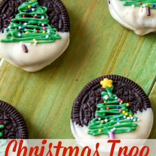 Christmas Tree Oreo Cookies • MidgetMomma