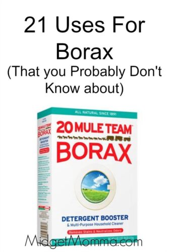 21 Uses For Borax (That you Probably Don't Know about) • MidgetMomma