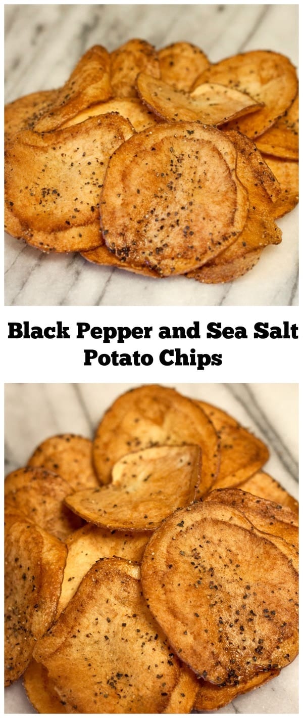 Black Pepper and Sea Salt Potato Chips • MidgetMomma
