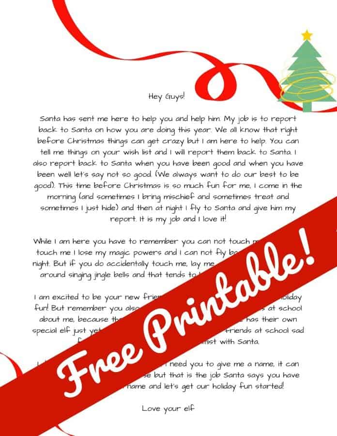 Elf On The Shelf Rules FREE Printable MidgetMomma