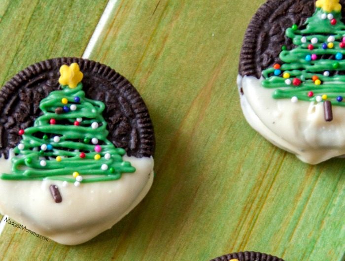 Christmas Tree Chocolate Covered Oreos • MidgetMomma