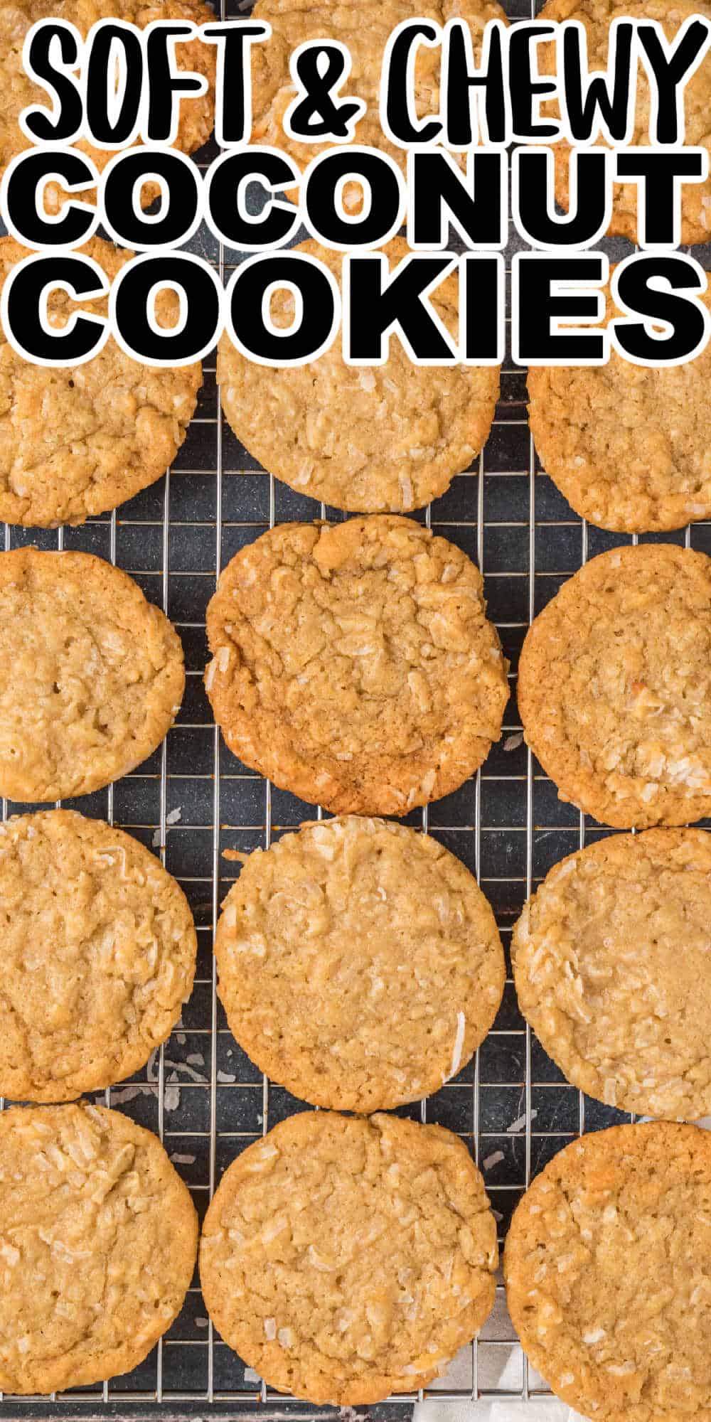 Soft and Chewy Coconut Cookies Recipe • MidgetMomma