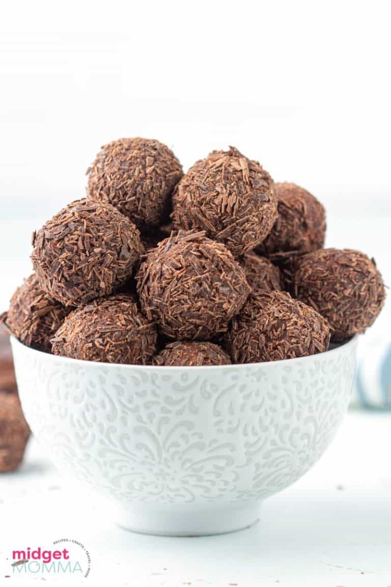 Homemade Milk Chocolate Truffles Recipe • MidgetMomma
