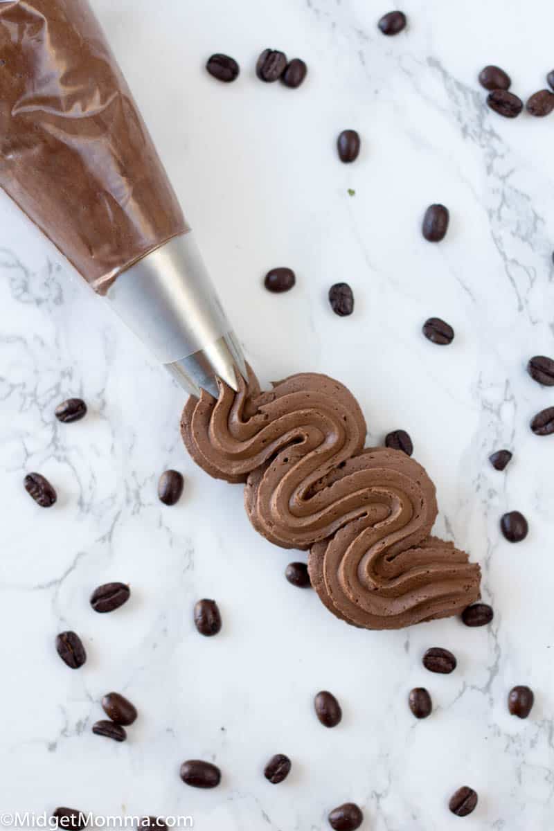Bakery Style Mocha Buttercream Frosting • MidgetMomma
