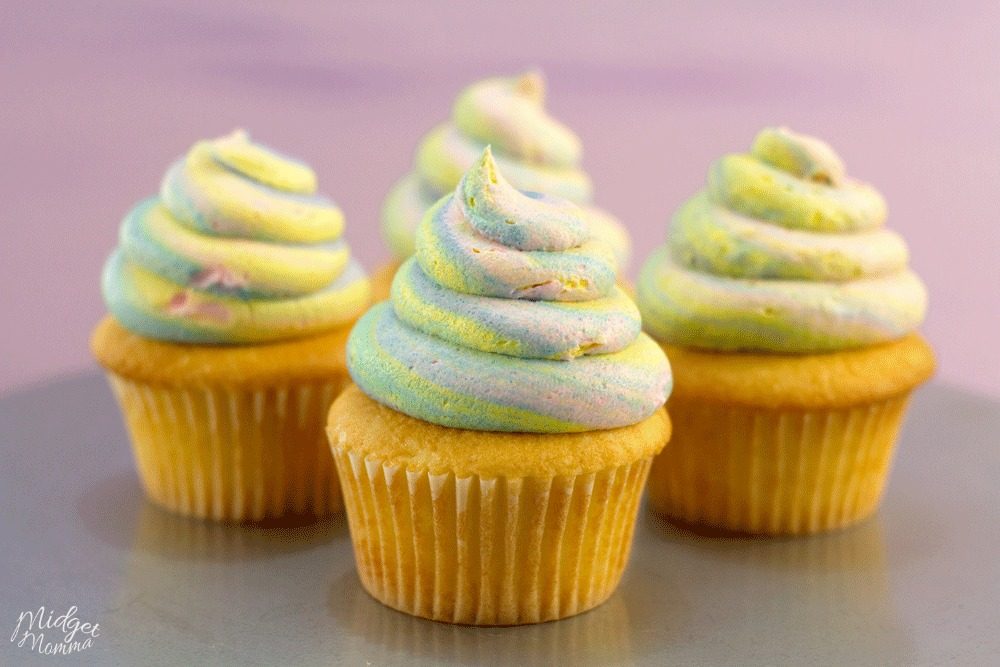 Unicorn Poop Cupcakes (The Trick to the Unicorn Swirl) • MidgetMomma